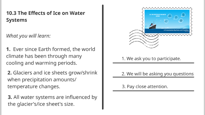 10.3 The Effects of Ice on Water Systems by Anna Valyaeva on Prezi