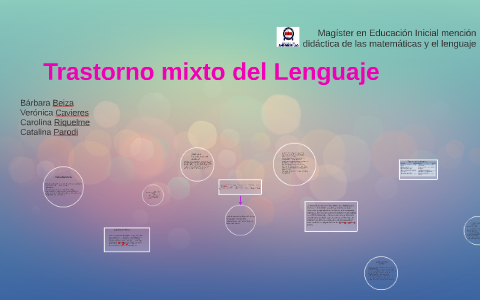 Trastorno mixto del Lenguaje by barbara beiza cuello on Prezi