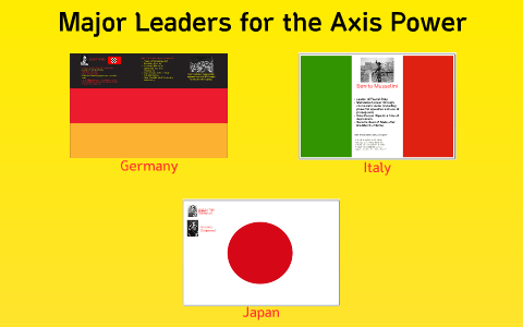 Major Leaders of the Axis Powers by Technology Tym on Prezi
