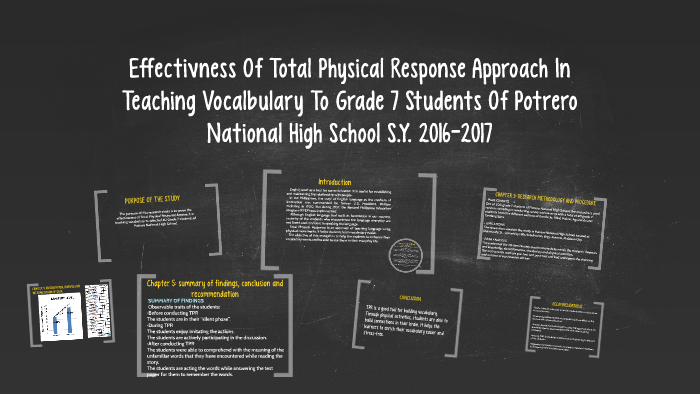 The Effectiveness of Total Physical Response Method in Teach by Jerome ...