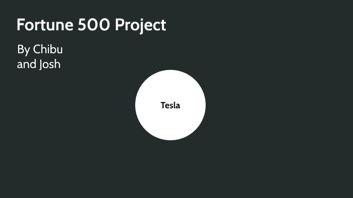 Tesla Fortune 500 by Joshua Park on Prezi