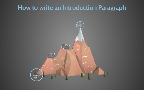 How to write an Introduction Paragraph by on Prezi