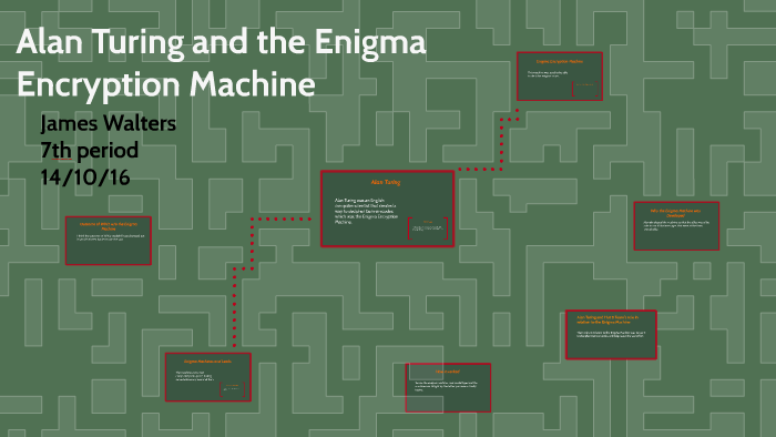 Alan Turing and the Enigma Encryption Machine by James Walters on Prezi