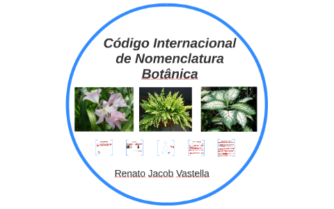 Código Internacional de Nomenclatura Botânica by Renato Vastella on Prezi