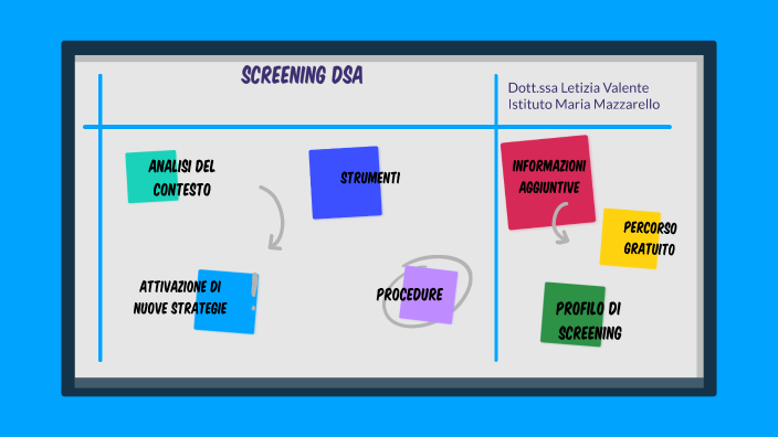 Screening DSA by Letizia Valente on Prezi