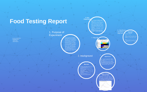 Food Testing Report by Hannah Zbuchalski on Prezi