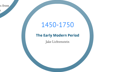 Early Modern Period Timeline by Jake Lichtenstein