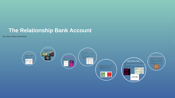 The Relationship Bank Account by Simran Chima on Prezi