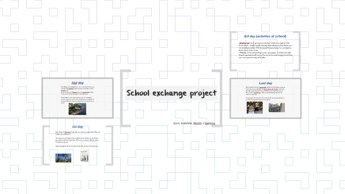 School exchange project by gemma ibañez on Prezi