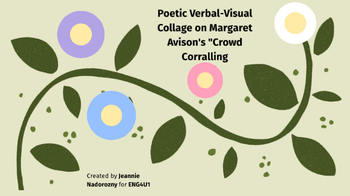 Poetic Verbal-Visual Collage - "Crowd Corralling" by Margaret Avison ...