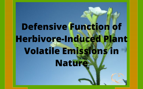 Defensive Function of Herbivore-Induced Plant Volatile Emissions in ...