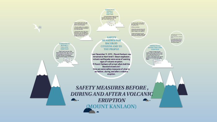 SAFETY MEASURES BEFORE , DURING AND AFTER A VOLCANIC ERUPTIO by James ...