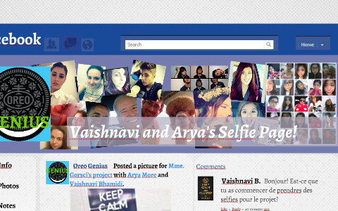 French Selfie Project by Vaishnavi Bhamidi on Prezi