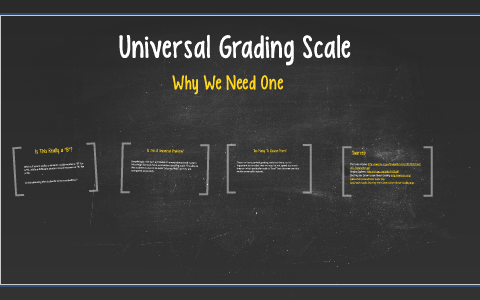 Universal Grading Scale by Danielle Austin on Prezi