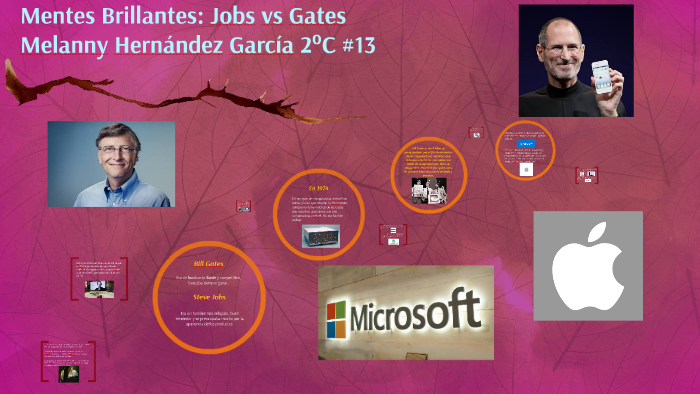 Mentes Brillantes: Jobs vs Gates by Melanny Hernández on Prezi