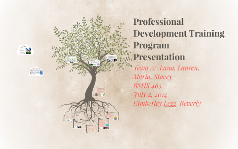 Professional Development Training Program Presentation by Stacey Haley ...