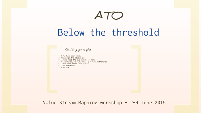 Below the threshold by on Prezi