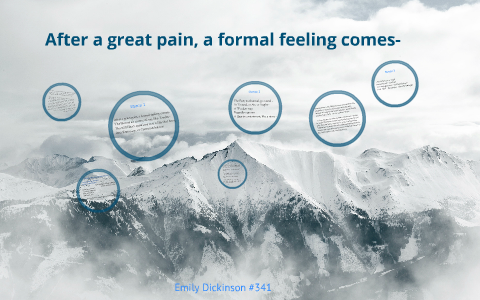 'After a great pain, a formal feeling comes' Emily Dickinson by iliana ...