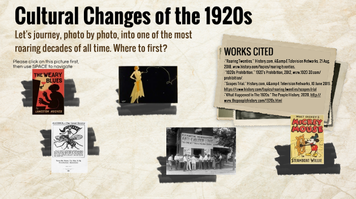 Cultural Changes to the 1920s by Cailean Anderson on Prezi