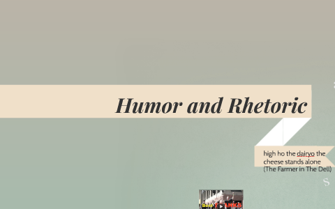 Humor and Rhetoric by Michelle Kostelansky