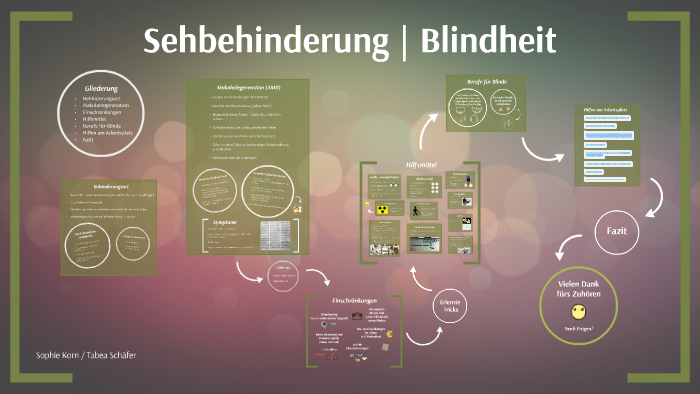 Sehbehinderung | Blindheit by Elias Sch. on Prezi