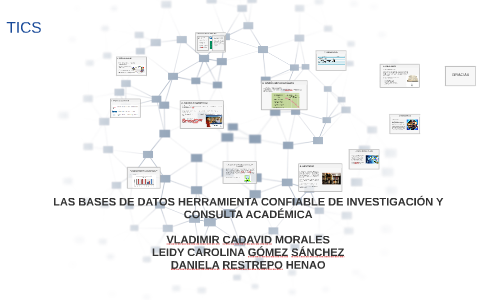 LAS BASES DE DATOS HERRAMIENTA CONFIABLE DE INVESTIGACIÓN Y by daniela ...