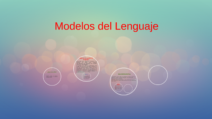 Modelos del Lenguaje by Jonathan Bañuelos on Prezi