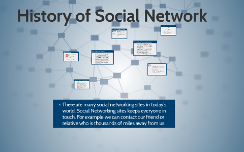 History of Social Network by Abhishek Patel on Prezi