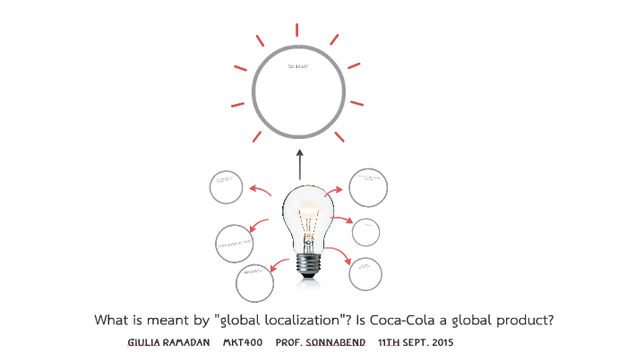 What is meant by "global localization"? Is Coca-Cola a globa by Giulia ...