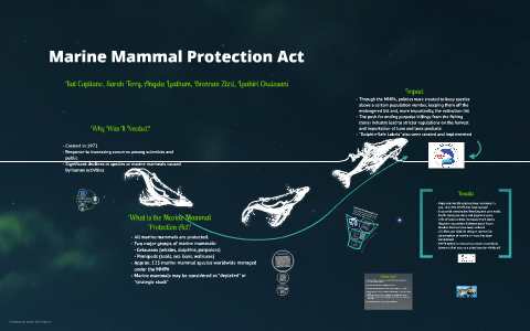 Marine Mammal Protection Act by Laahiri Chalasani on Prezi
