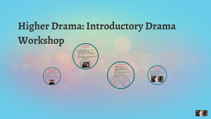 Higher Drama: Drama Skills and Production Skills by Alison May on Prezi