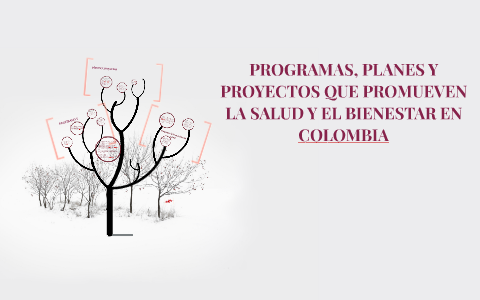 PROGRAMAS, PLANES Y PROYECTOS QUE PROMUEVEN LA SALUD Y EL BI by sebastian jaramillo