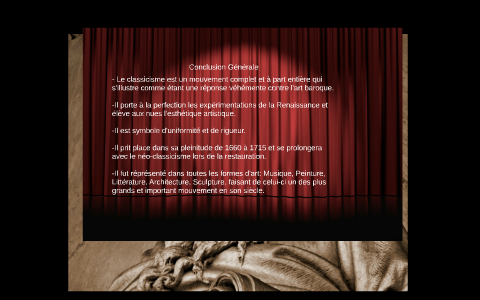 Le Classicisme - Un exposé de Thomas et Quentin by Quentin Guesdon on Prezi