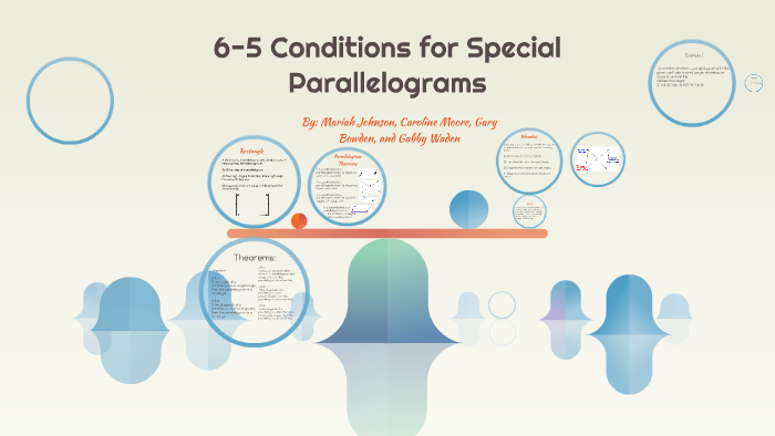 6-5 Conditions for Special Parallelograms by Gabby Waden on Prezi