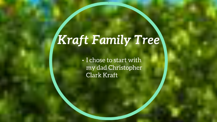 Kraft Family Tree by Corey Kraft on Prezi