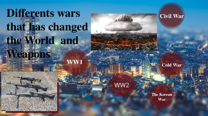 Differents wars that has changed the World and Weapons by Ethen Brough ...
