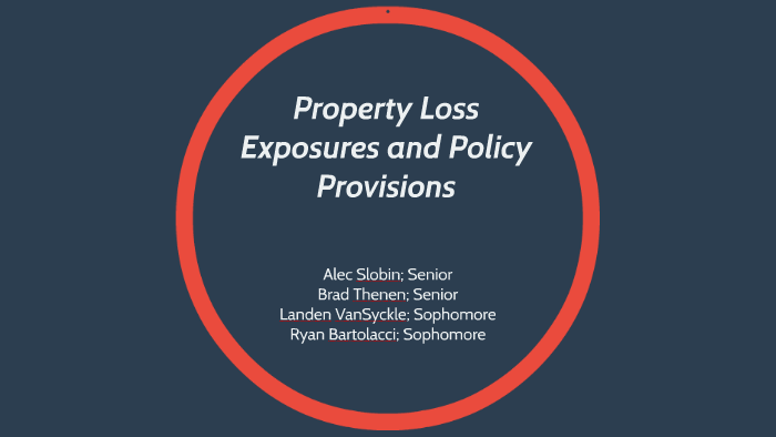Property Loss Exposures and Policy Provisions by Ryan Bartolacci on Prezi