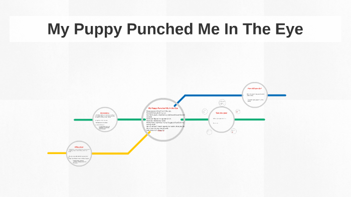 My Puppy Punched Me In The Eye by Diana Stites on Prezi