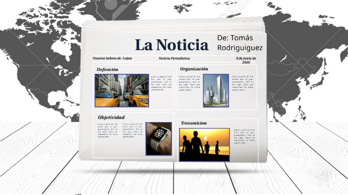 La Noticia periodística by Tomás Tomás