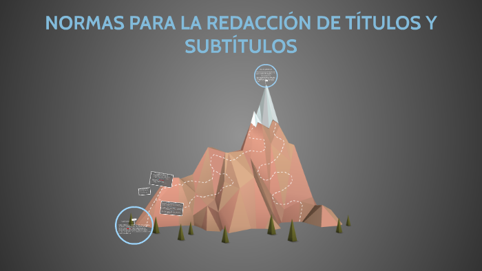 NORMAS PARA LA REDACCIÓN DE TÍTULOS Y SUBTÍTULOS by Jose Carlos Garcia ...