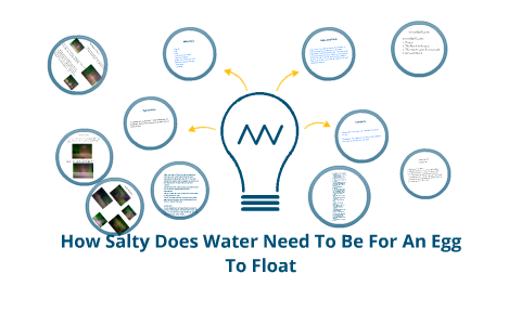 How Salty Does Water Need To Be For An Egg To Float by Cathy Gonzalez