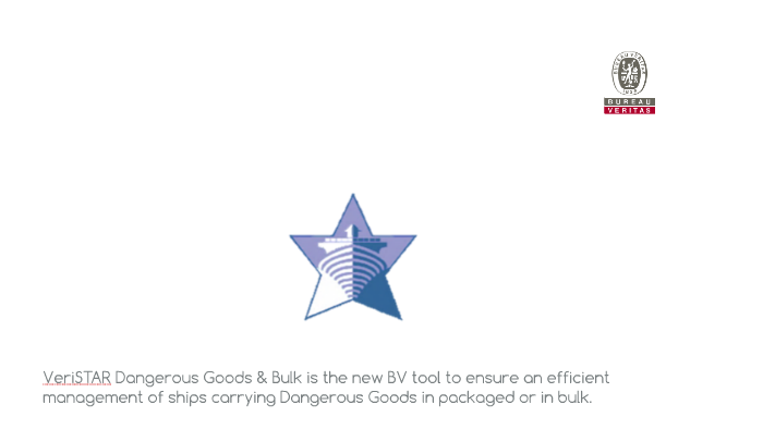 VeriSTAR Dangerous Goods & Bulk is the new tool built around by eva ...