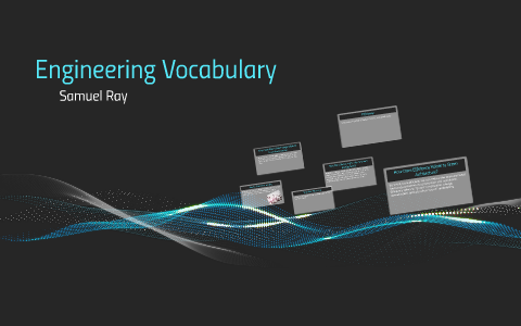 Engineering Vocabulary by Samuel Ray
