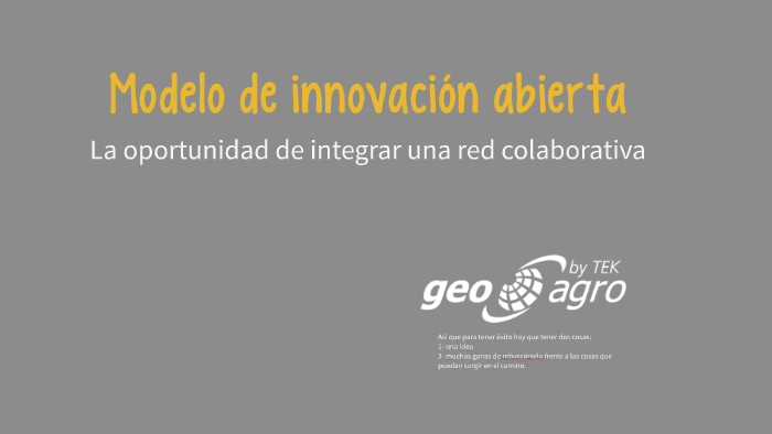 Modelo de innovación abierta. by Nacho Morini on Prezi
