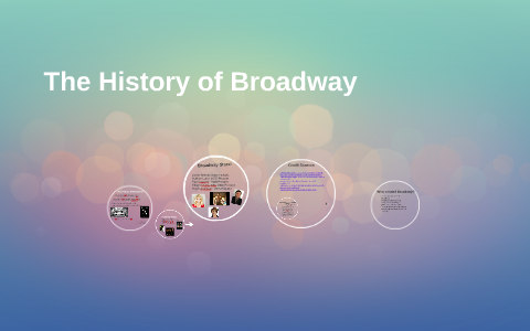 The History of Broadway by Mickey Norris on Prezi