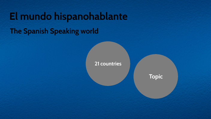 El mundo hispanohablante by Angela Medeiros on Prezi