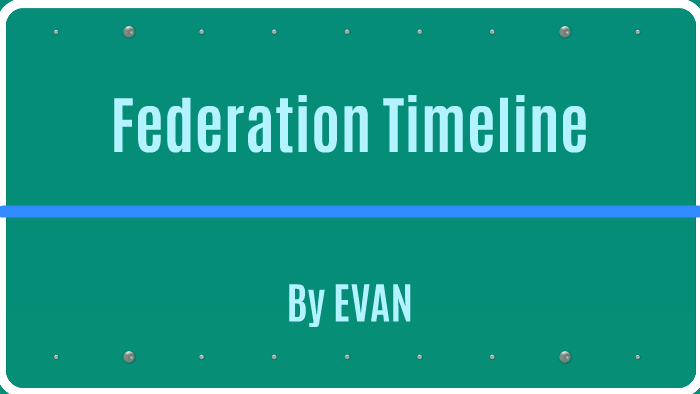 Federation Timeline by St Agatha on Prezi