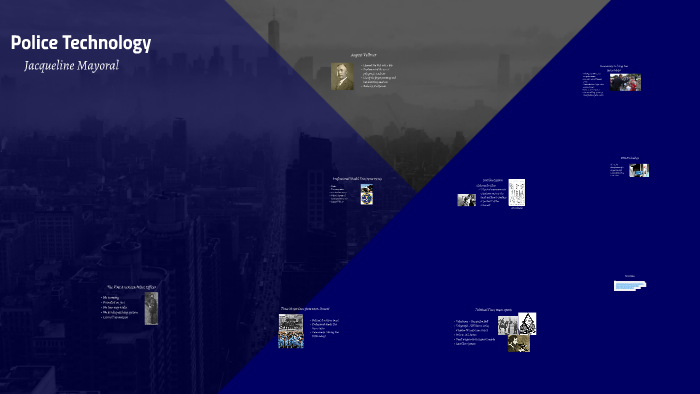 EVOLUTION OF POLICE TECHNOLOGY by Jacqueline Mayoral