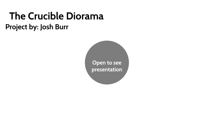 The Crucible Diorama by Josh Burr on Prezi