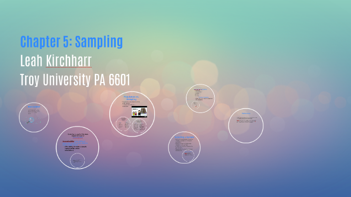 Chapter 5: Sampling by Leah Kirchharr on Prezi